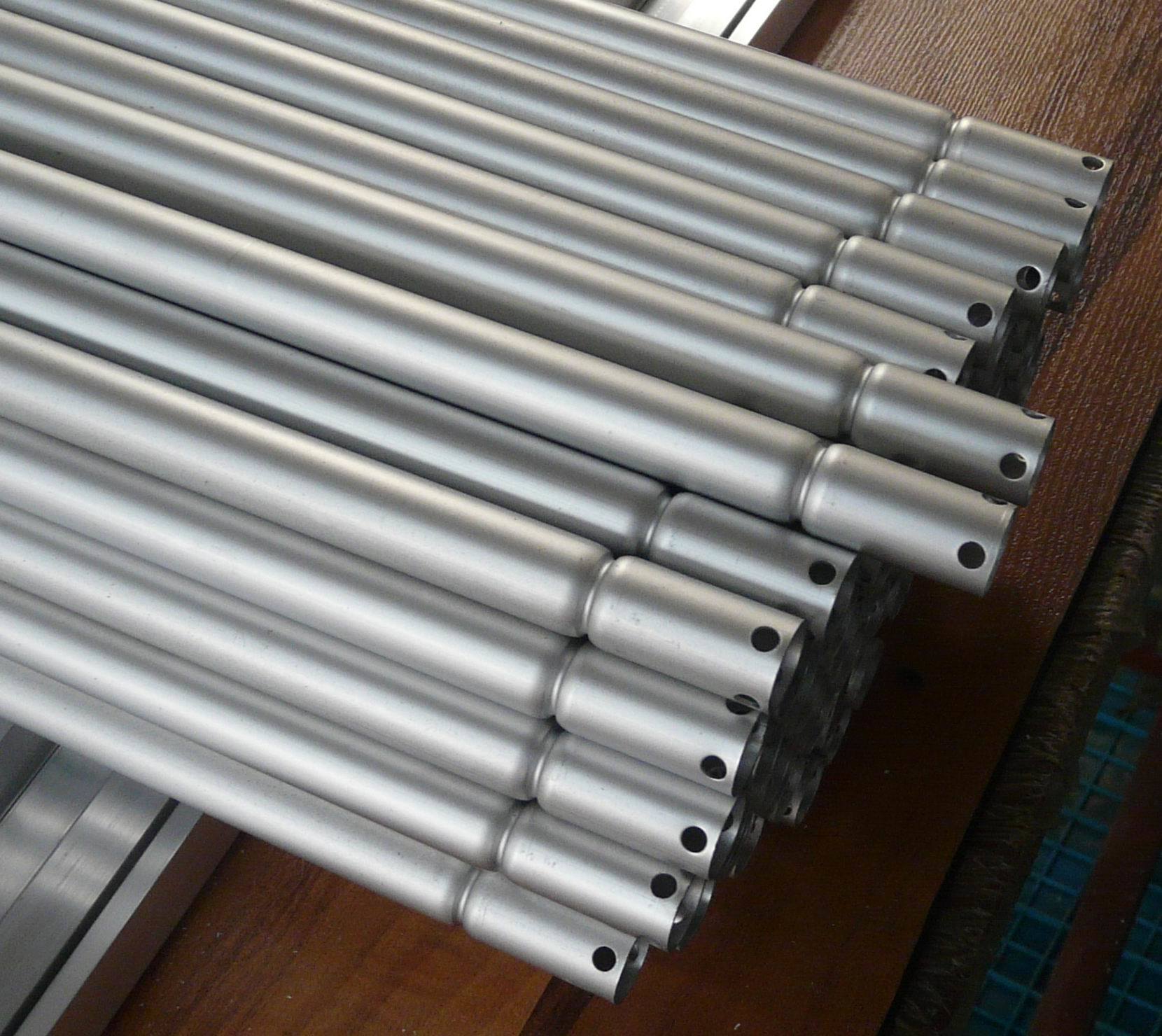oval long aluminum tube white from China manufacturer - Wuxi Gold ...